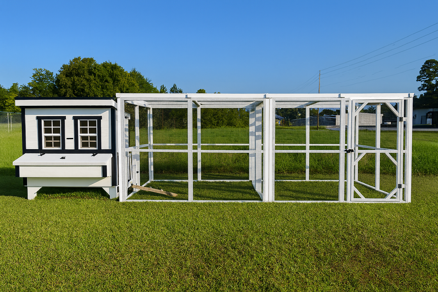 Wooden Run Extension Kit (Adds 8 Ft) – OverEZ Chicken Coop